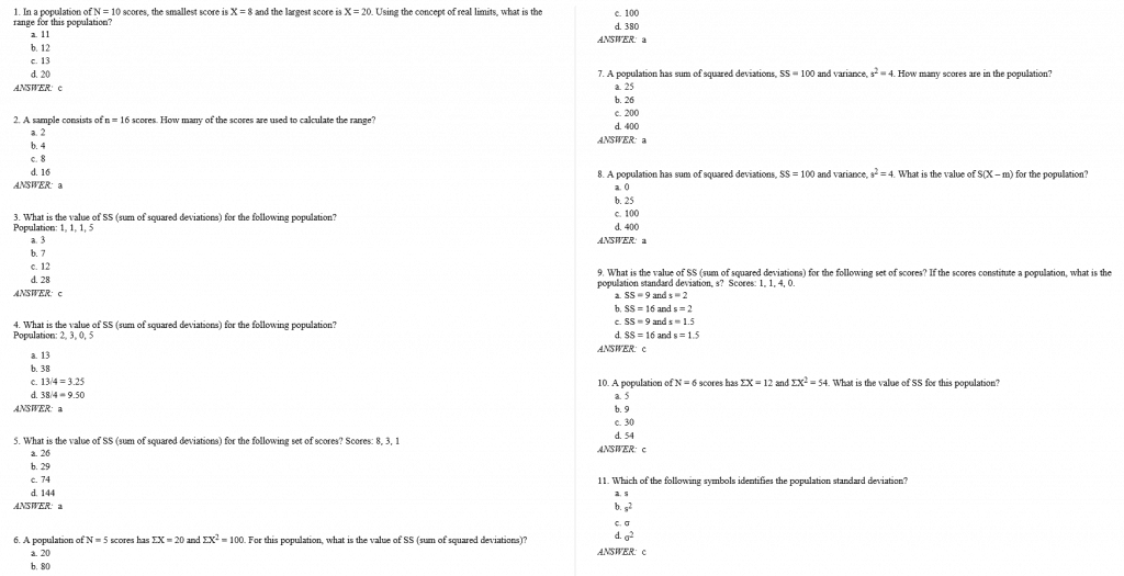 Gravetter & Wallnau's Statistics for the Behavioral Sciences 10e TestBank Gravetter & Wallnau's Statistics for the Behavioral Sciences 10e TestBank
