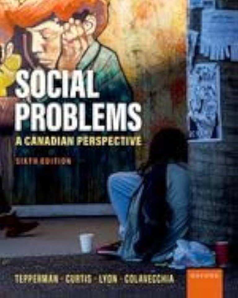 Social Problems: A Canadian Perspective, 6th Edition - PDF eBook